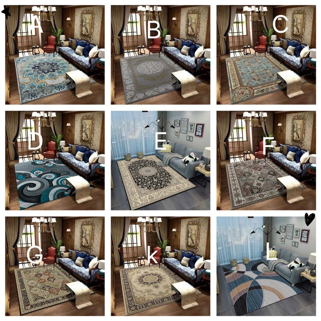 XL (200*160cm) Crystal Velvet Carpet 5 D / Floor mats / Rugs/ Carpets ...