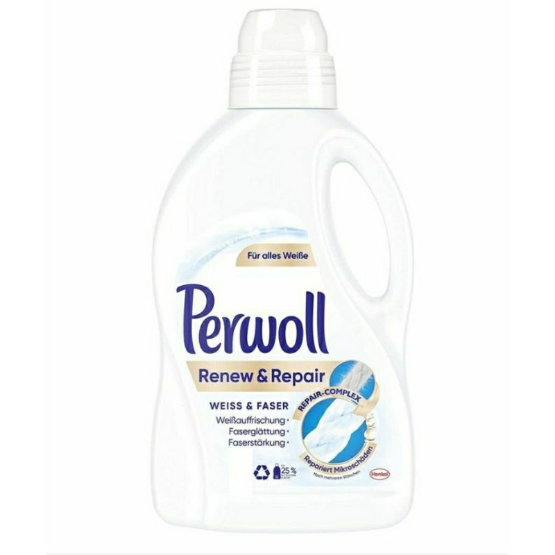 PERWOLL WHITE WASCHMITTEL RENEW LIQUID DETERGENT 1.35L | Shopee Singapore