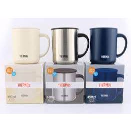 THERMOS 450ML Vacuum Insulated Stainless Steel NEW Stylish Mug with Lid and Handle - JDG-450/451 ...