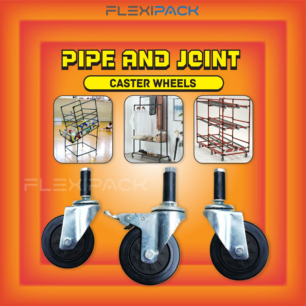 Roda Troli Heavy Duty / Black Anti Static Swivel Trolley Wheel Caster ...