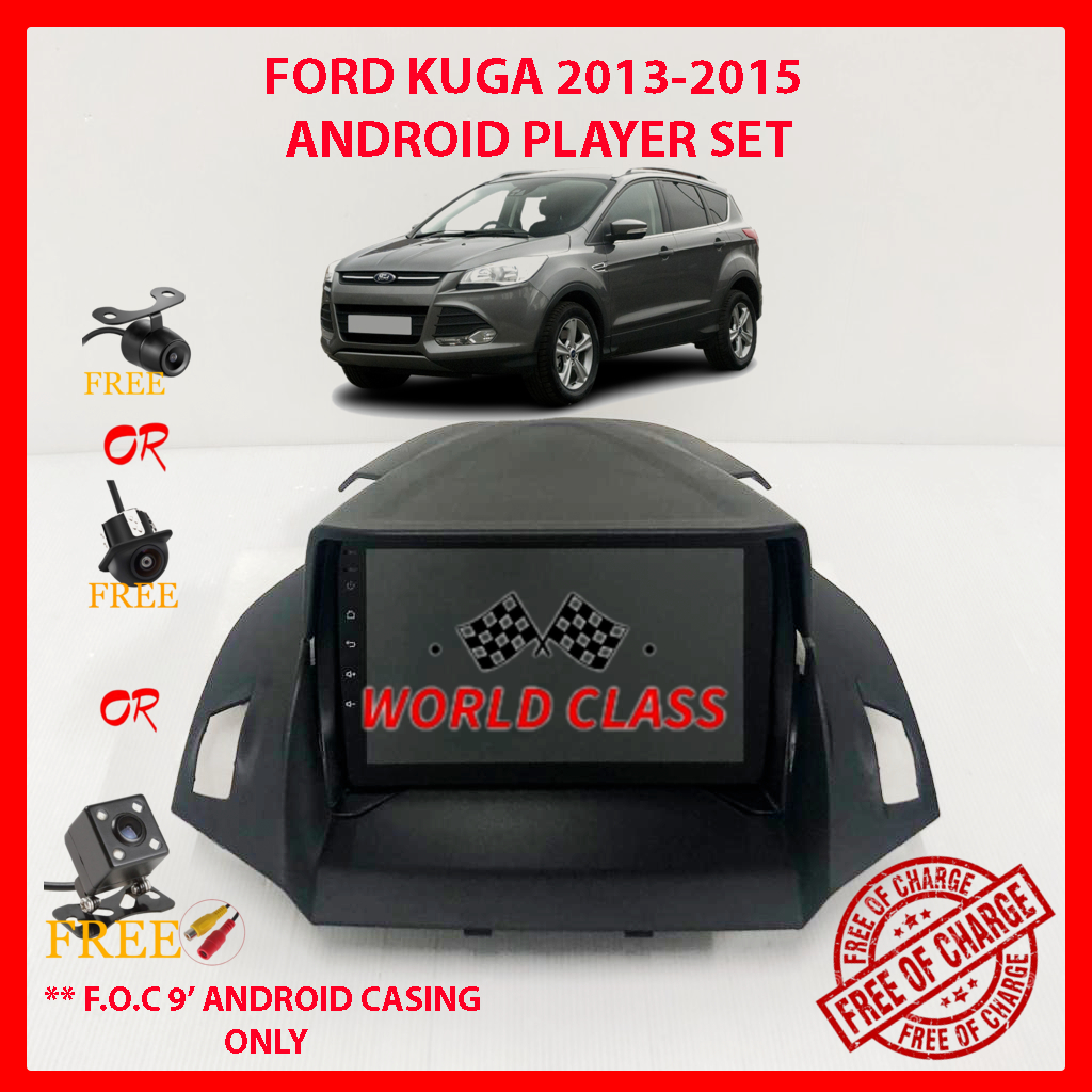 FORD KUGA 2013 -2015 ANDROID 9" IPS PLAYER 2.5D FULL HD SCREEN WITH ( F ...