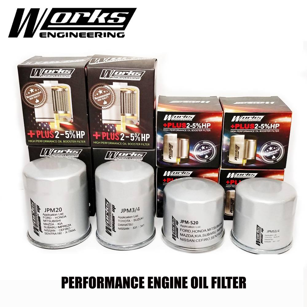 FREE WORKS STICKER! Oil Filter Works Engineering Oil Filter Performance ...