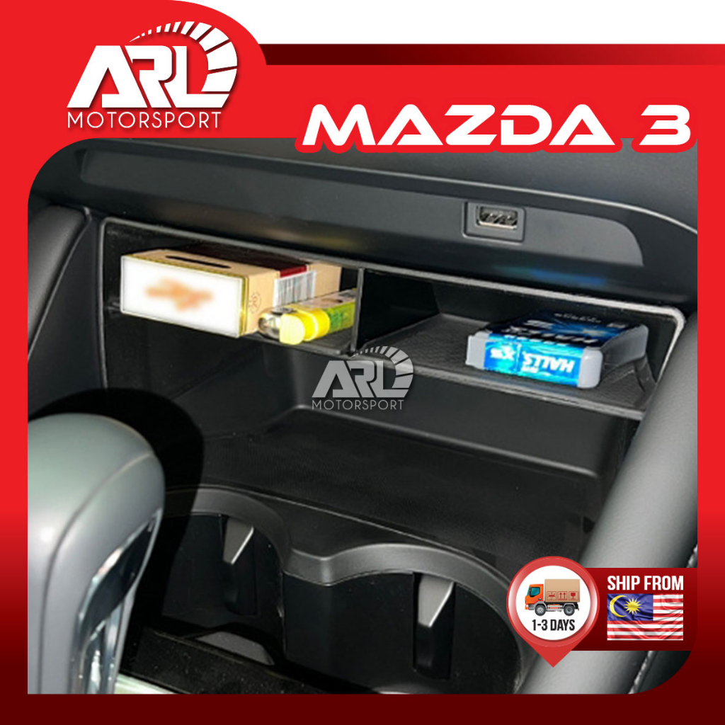 Mazda 3 (2019-2024) Central Control Storage Box Partition Car Storage ...