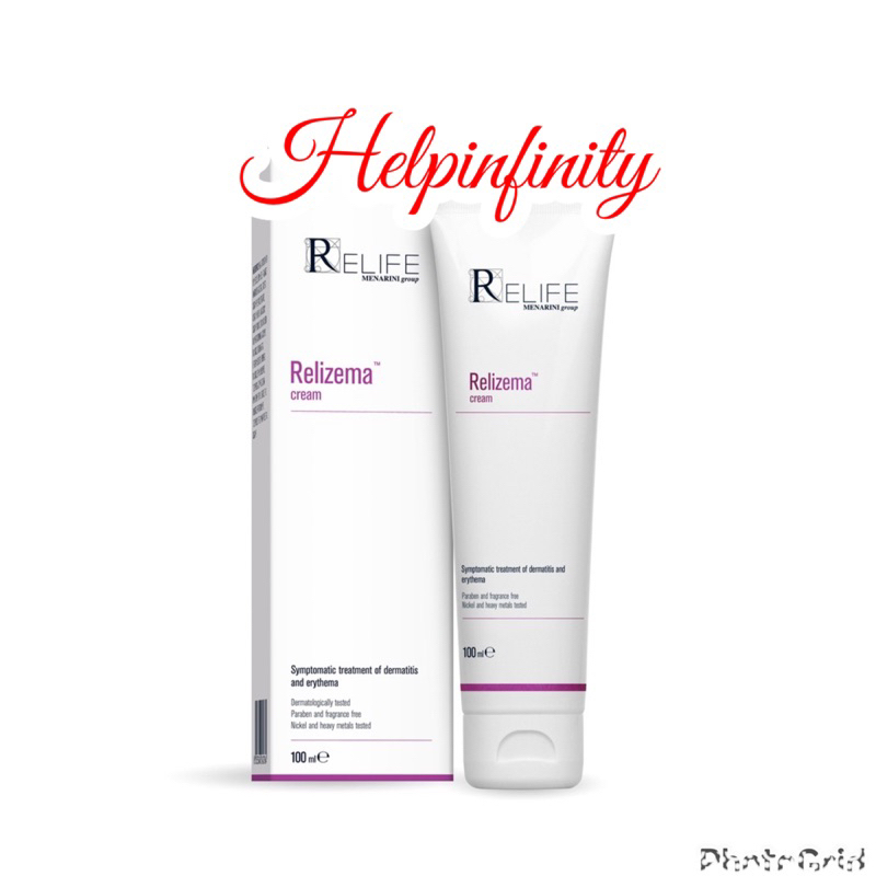 Relizema Cream 100ml Symptomatic Treatment of Dermatitis & Erythema ...