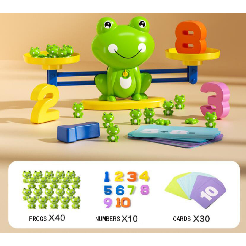 Balance Game Scale Math Toy Early Learning Weight Montessori Balancing ...