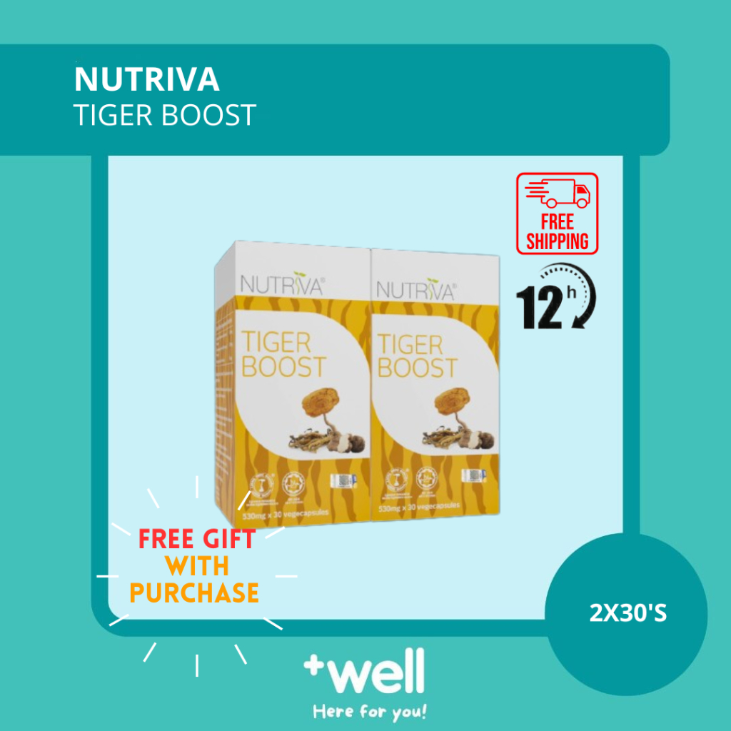 Nutriva Tiger Boost 530mg 30sx2 (EXP7/2026) | Shopee Singapore