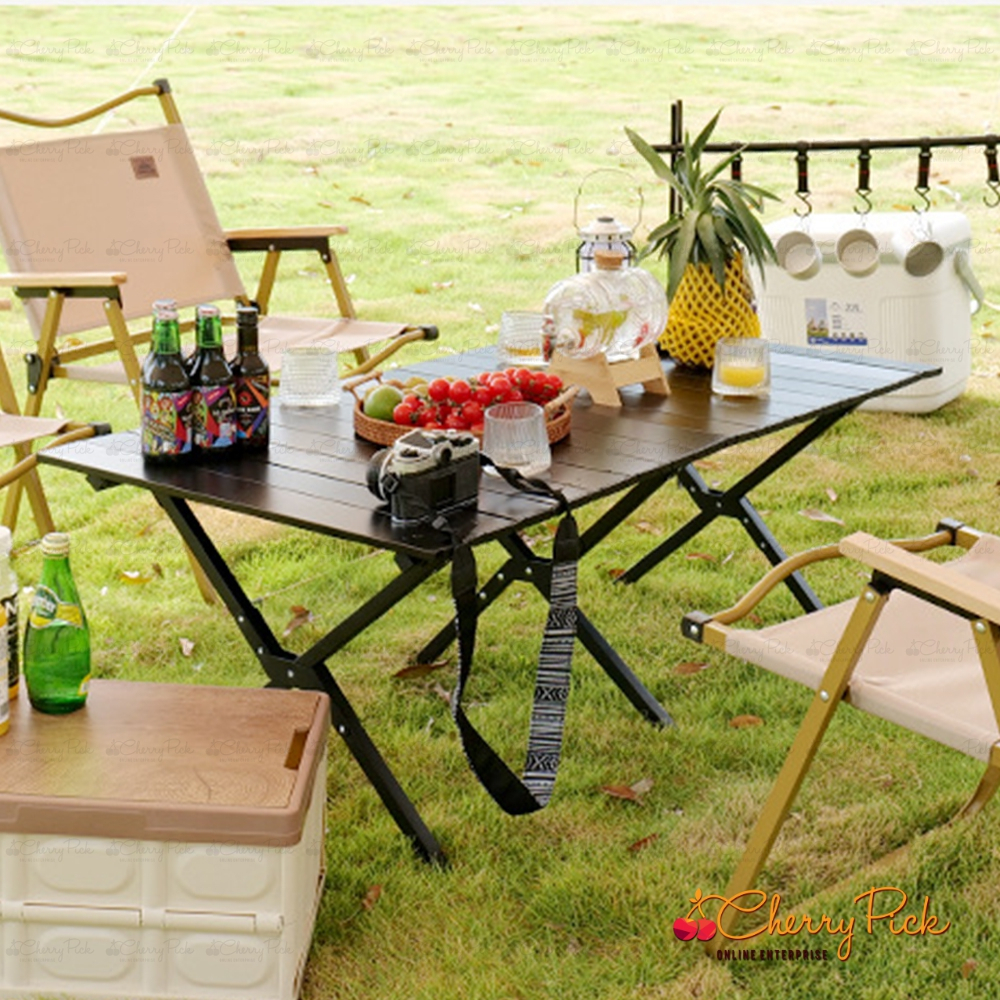 Camping Table 120cm Big Large Size Portable Folding Solid Stable ...