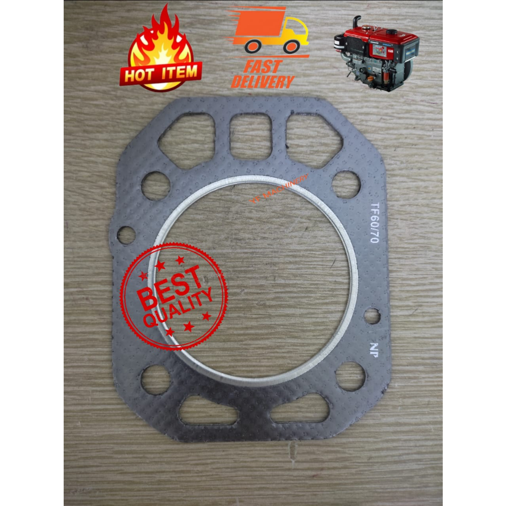 Yanmar TF60 TF70 NF60 NFAD7 Engine Head gasket (HIGHT QUALITY) | Shopee ...