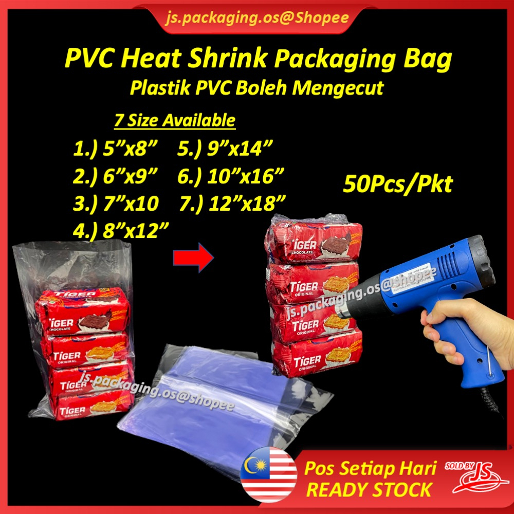 PVC Heat Shrink bag/ PVC Heat Shrink Packaging Bag/ Shrinkable Plastic ...