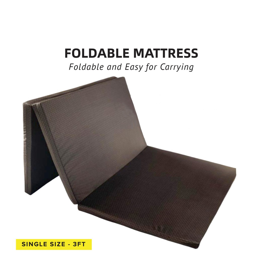Foldable Single Mattress 6cm No Carry Bag / Tilam Bujang Berlipat ...