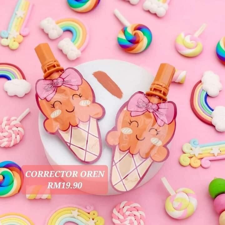 BIHAN ORANGE CORRECTOR || FLAWLESS NATURAL LOOK RAYA EDITION | Shopee ...