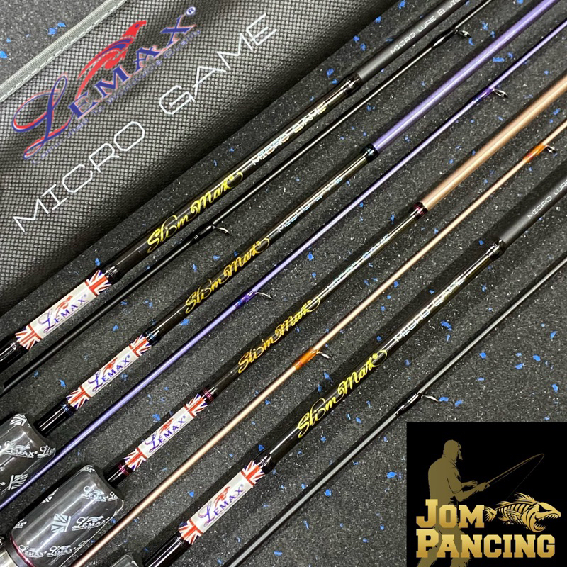 【Jom Pancing】LEMAX SLIM-MAX SM MICRO GAME UL SPINNING BAITCASTING BC ...