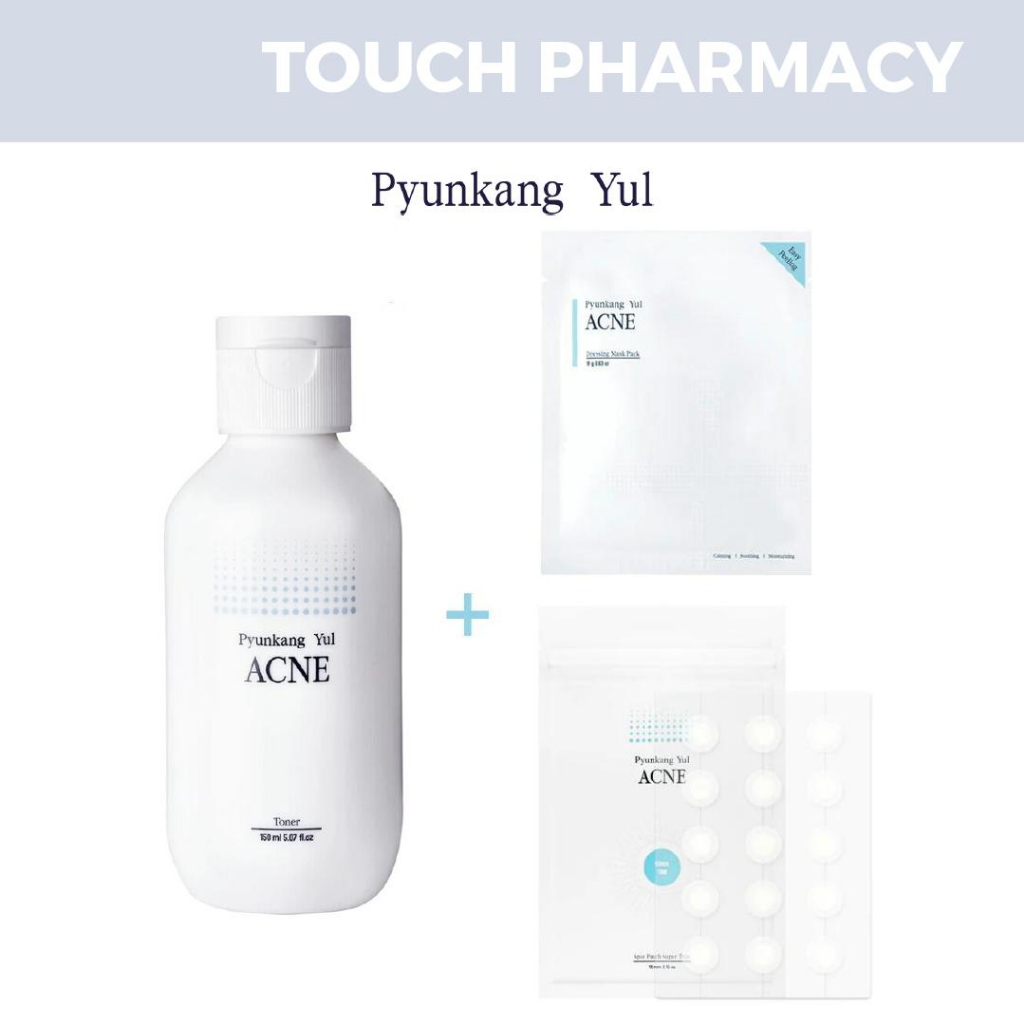 PYUNKANG YUL Acne Toner 150ML +Acne Spot Patch Super Thin 1Ea+Acne ...