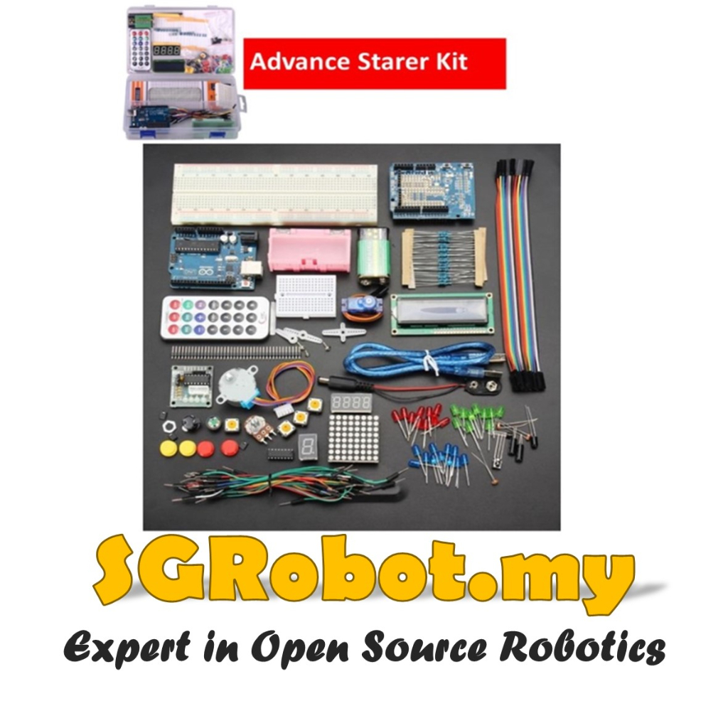 UNO R3 Beginner Advance Project Basic Learning Starter Kit for Arduino ...