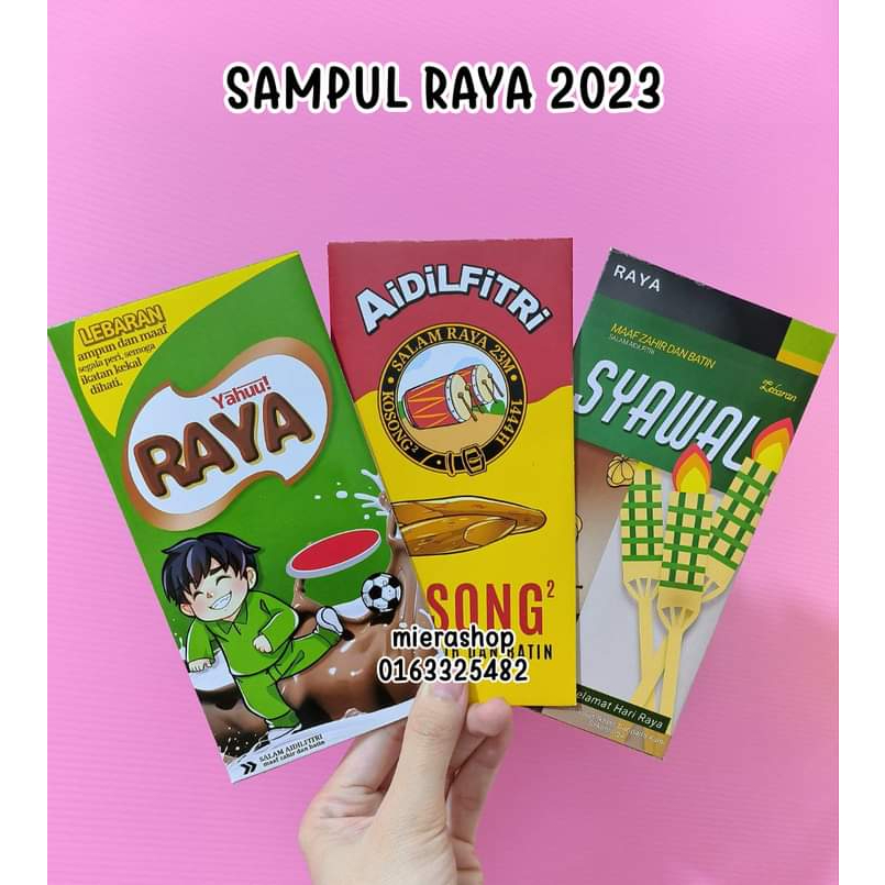 Sampul Raya 2023 Limited Edition | Sampul Duit Raya Free Add Nama ...