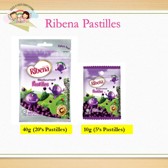 Ribena Blackcurrant Soft Gummy Pastilles Ribena Vitamin C | Shopee ...