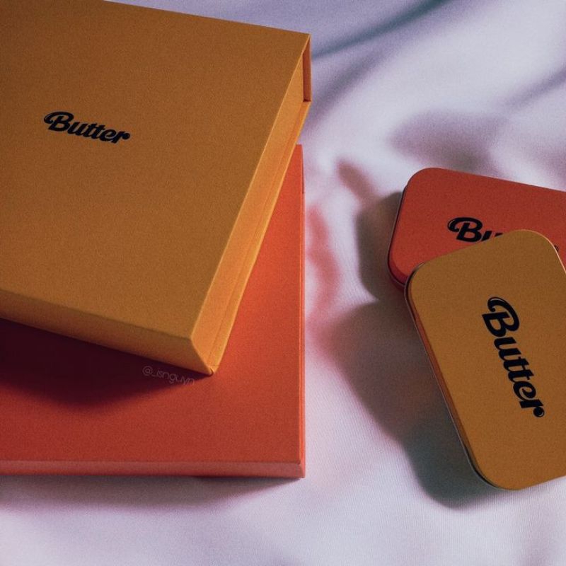 ! OFFICIAL BTS BUTTER ALBUM CREAM PEACHES BUTTER PERMISSION TO DANCE (UNSEALED) | Shopee Singapore