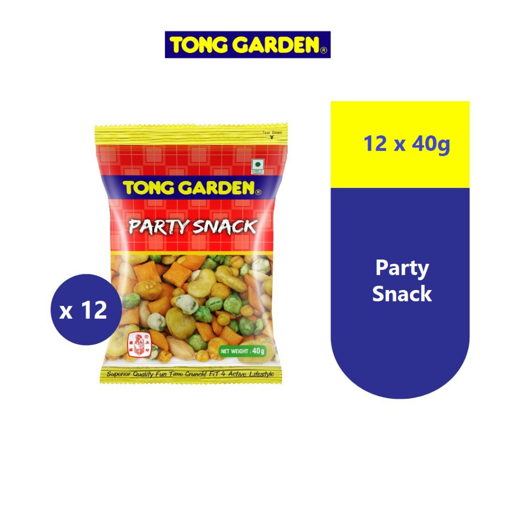 [Bundle of 12] Tong Garden Party Snack 40g | Shopee Singapore