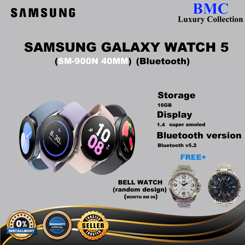 Samsung Galaxy Watch 5 Bluetooth (40mm) ( SM-R900) | Shopee Singapore