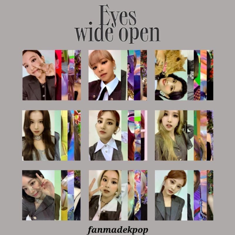 [part 2] Twice Photocard Twice 2nd Album Eyes Wide Open Shopee
