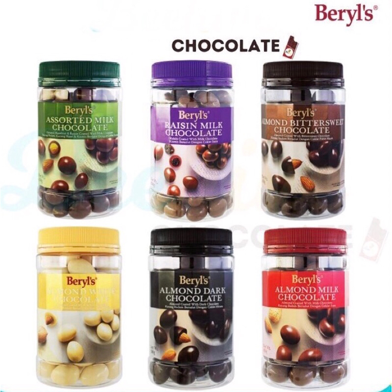 BERYL'S CHOCOLATE 340g / 400g BERYL’S ZIP BEG 250G ALL FLAVOUR include ...