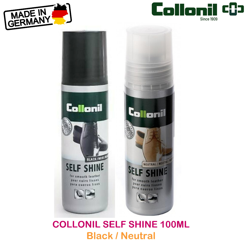 COLLONIL Self Shine Shoe Polish 100ml (Black / Neutral) | Shopee Singapore