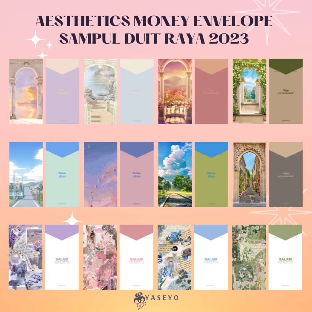 [SYASEYO] 2023 Aesthetics Sampul Duit Raya | Shopee Singapore