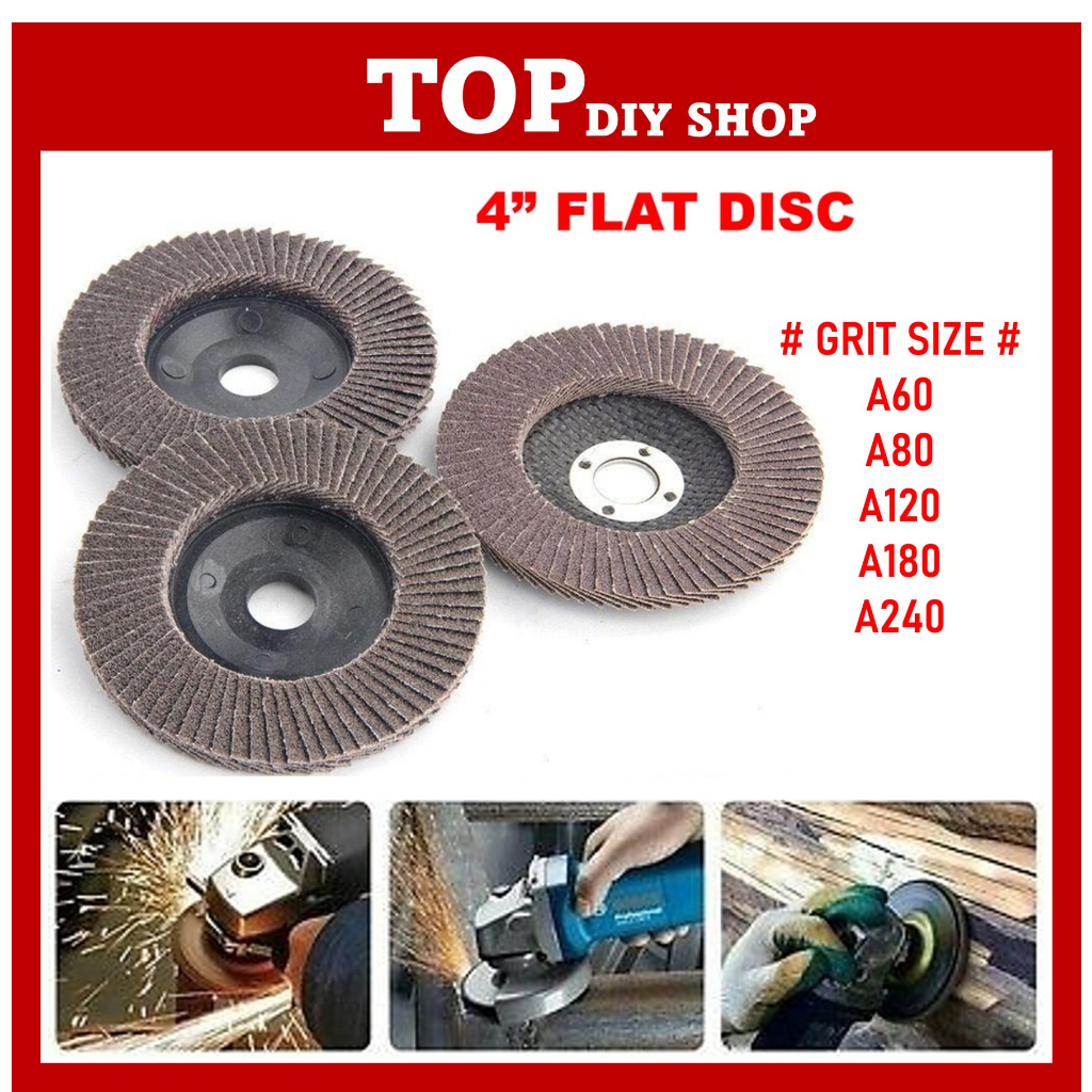 4” 100mm Angle Grinder Flap Disc Sand Paper Disc Sanding Disc Polishing ...