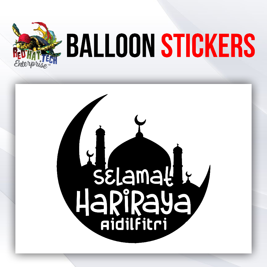 HARI RAYA AIDILFITRI @ EID AL-FITR D02 [BOBO 12 &18] Dalam Saiz A4 ...