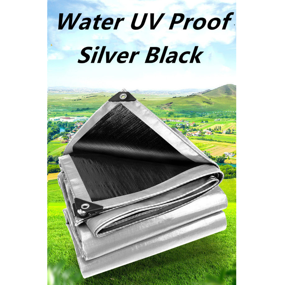 Light Weight Silver Black Waterproof Ground Sheet/ Tarpaulin Sheet ...