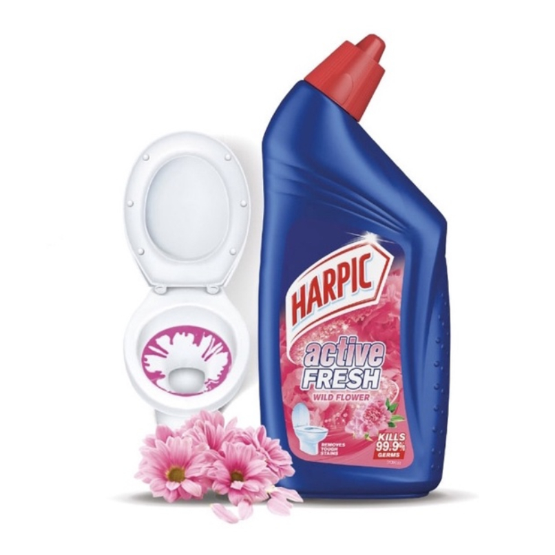 Harpic Active Disinfectant Toilet Cleaner 450ml/500ml | Shopee Singapore