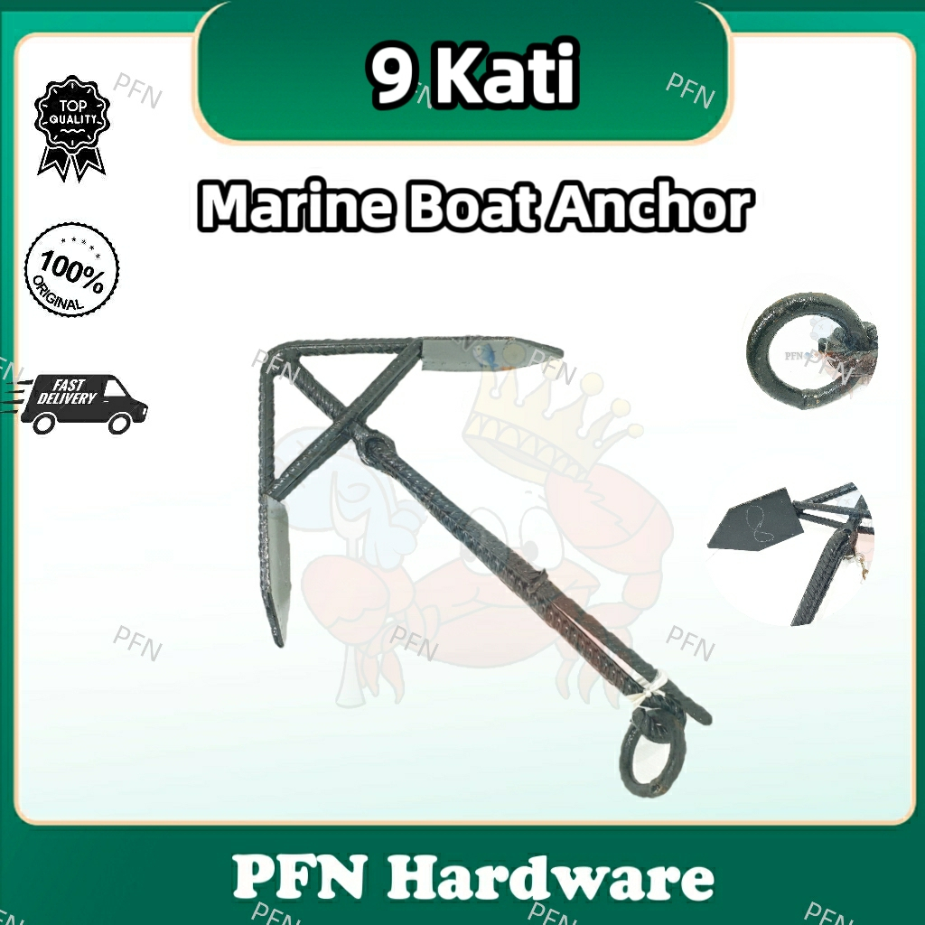 9 Kati Anchor Boat Kati Anchor Durable 100% Quality Iron Besi Sauh Besi ...