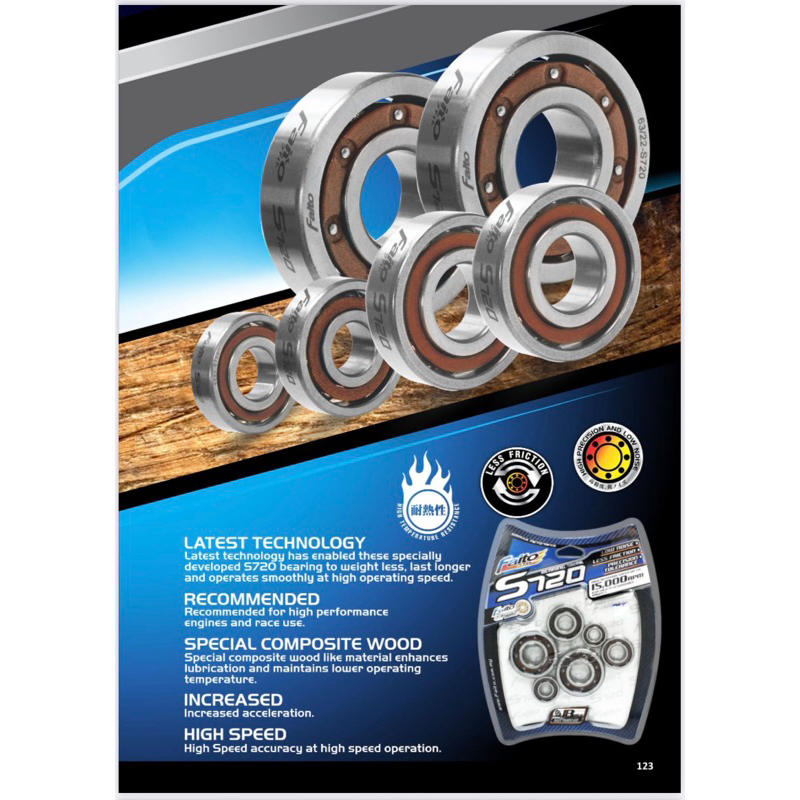 FAITO RACING BEARING SET ENGINE BEARING FULL SET Y15ZR Y15 LC 135LC ...