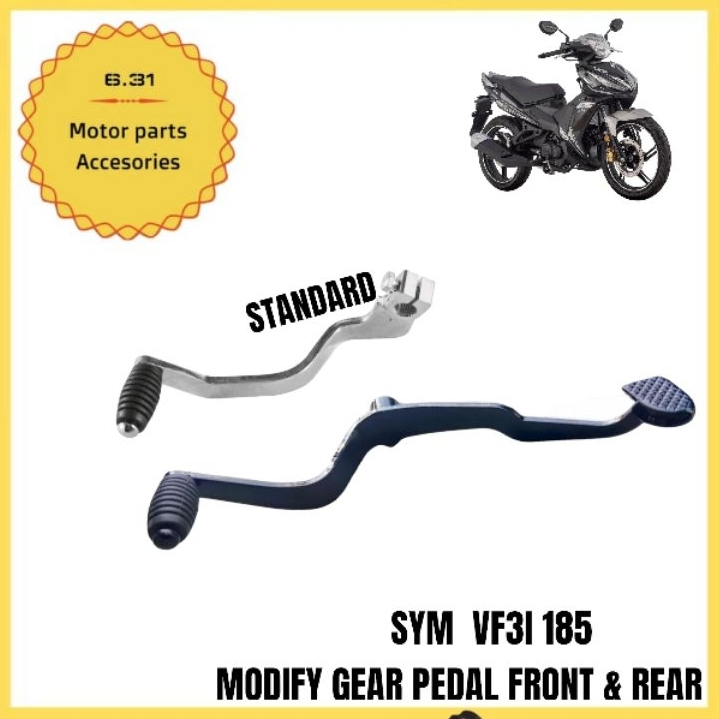 SYM VF3I 185 GEAR PEDAL MODIFY GEAR PEDAL FRONT REAR GEAR LEVER VF3I MODIFY GEAR PEDAL | Shopee ...