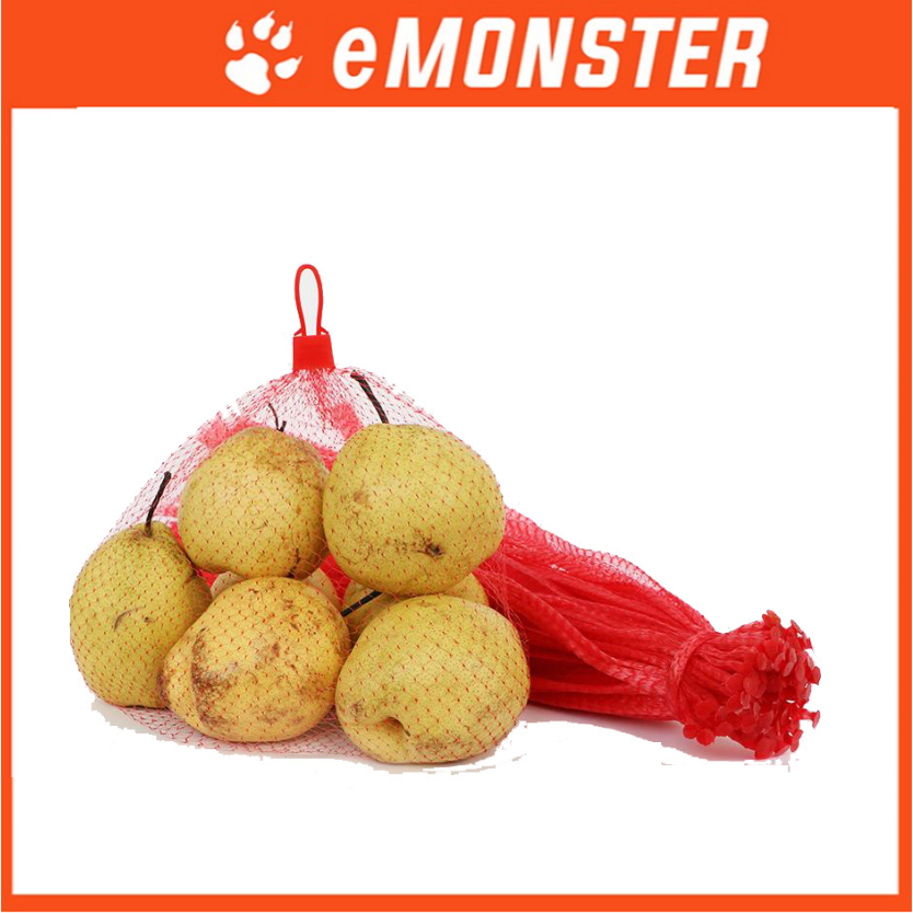 Ship form KL Nylon Mesh Fruit Net Bag Red Net Poly Netting ...