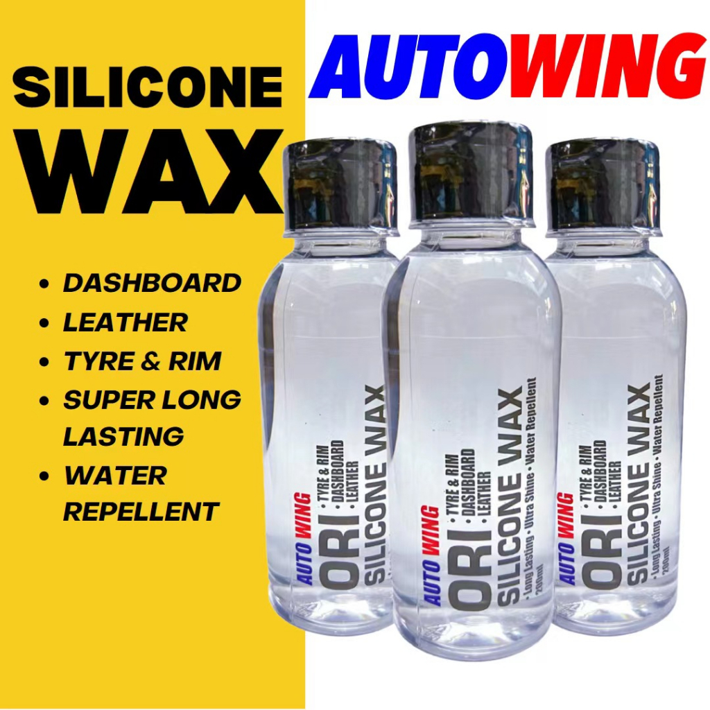 AUTOWING Silicone Tire Wax Car Motorcycle Tyre Tayar Leather Dashboard ...
