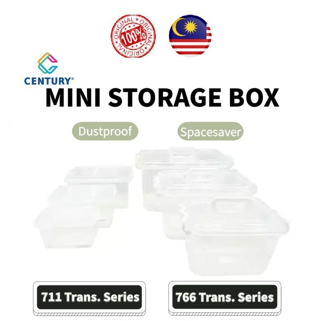 Century Mini Storage Box 2L 3.5L 7L Small Box Multipurpose Storage Box ...