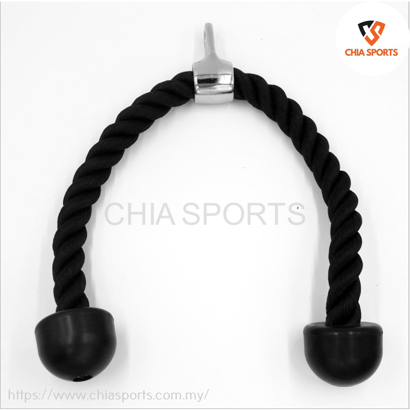 Triceps Rope Double Ended Single Head Pull down Biceps Arm Muscle Tali ...