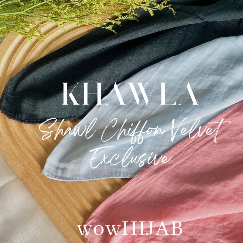 Shawl Chiffon Velvet lembut anti-peluh (Comfort Shawl) | Shopee Singapore