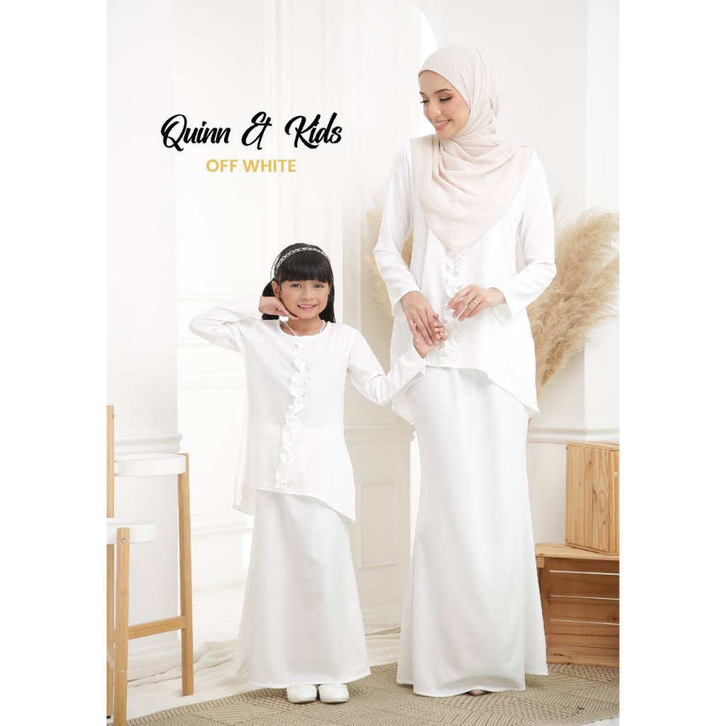 KURUNG QUINN (KIDS) SEDONDON RAYA MODEN 2023 KURUNG IBU DAN ANAK (ADEL ...