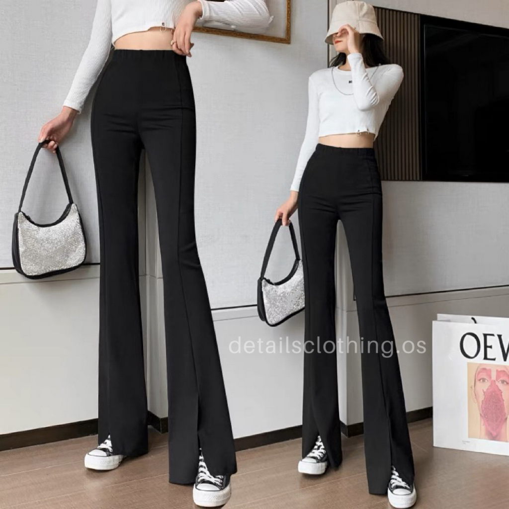 Women's Viral Bootcut Pants, Beautiful Cut, See Legs Longer Elegant ...