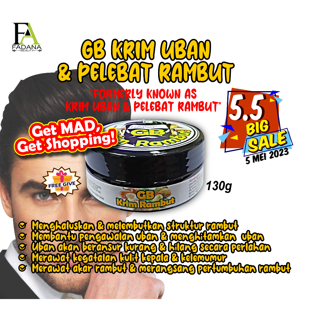 HITAM Best Cream Gray hair Thickener black hair color mesra wudhuk ...