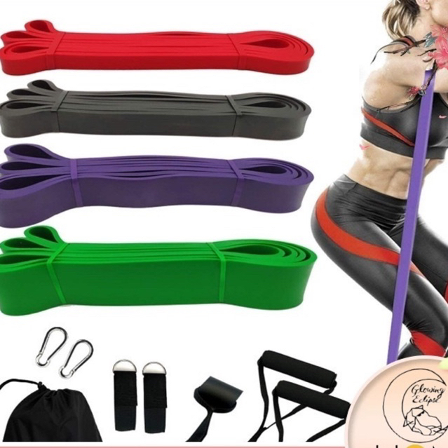 Gym latex Resistance Band Elastic Band exercise band workout resistance ...