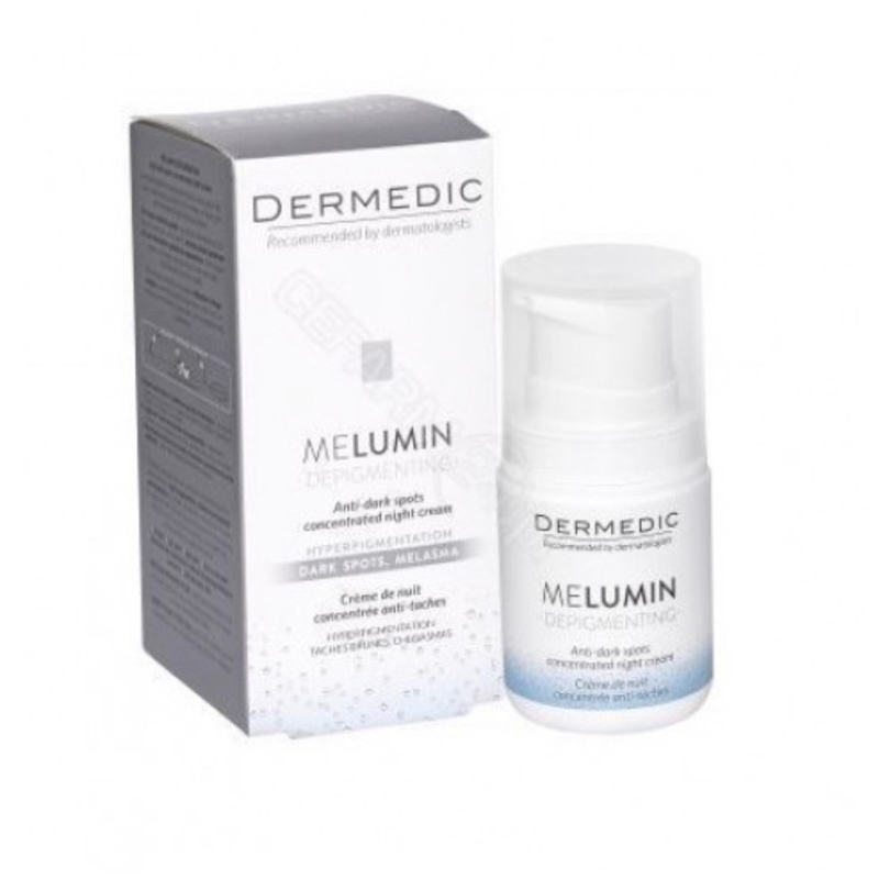 Dermedic Melumin Depigmenting Anti-Darkspot Night Cream (55g) | Shopee ...