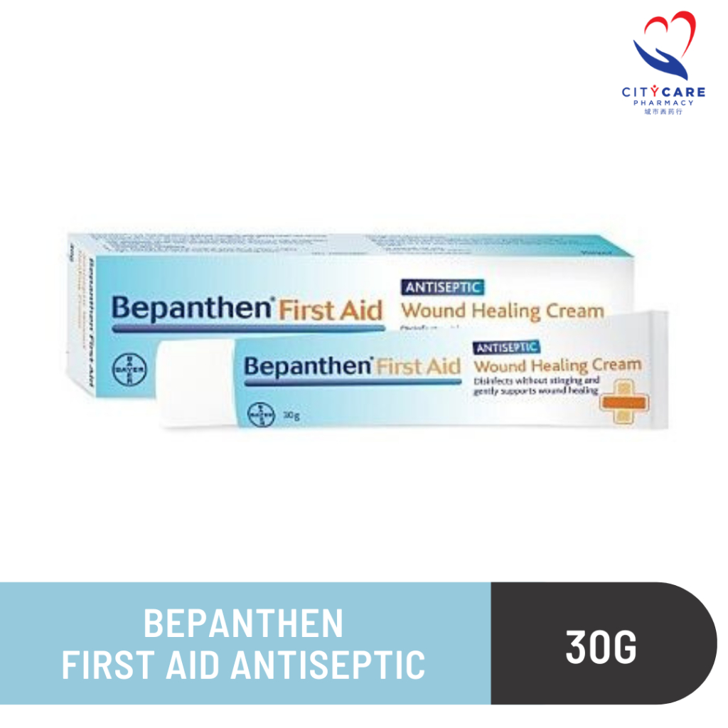 Bepanthen First Aid - Antiseptic Wound Healing Cream 30g | Shopee Singapore