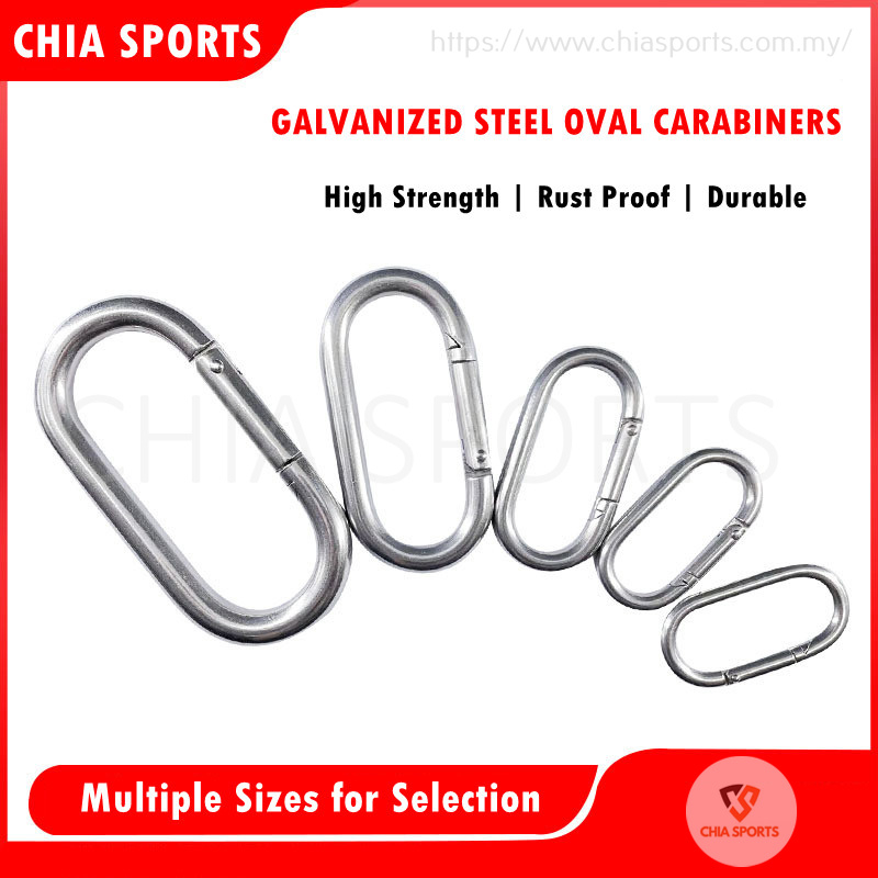 Oval Spring Snap Hook Carabiner 5mm 6mm 8mm 10mm 12mm Hooks Fitness ...
