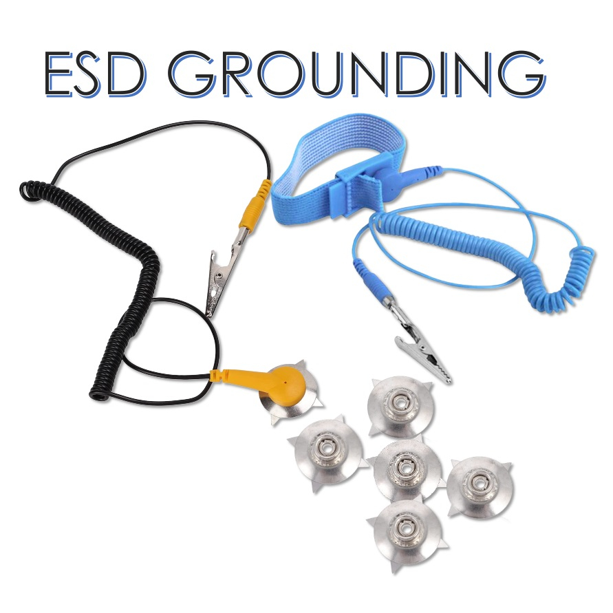 Electrostatic Grounding Buckle, Anti Static Grounding Wire, Anti-Static ...