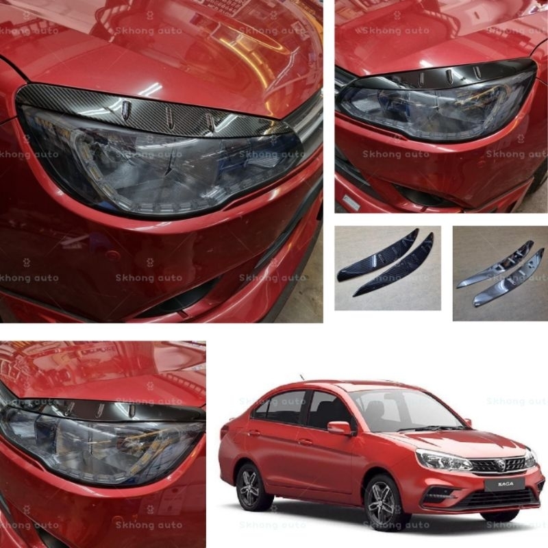 proton saga vvt 2016-2025 car head lamp eye lip cover sportivo design ...