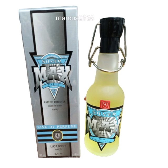 Silver Max By Luca Bossi Perfume For Men 125ml | Shopee Singapore