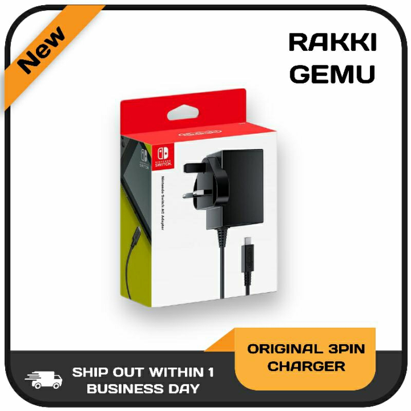 Nintendo Switch AC Adapter Charger (SUPPORT TV DOCK) | Shopee Singapore